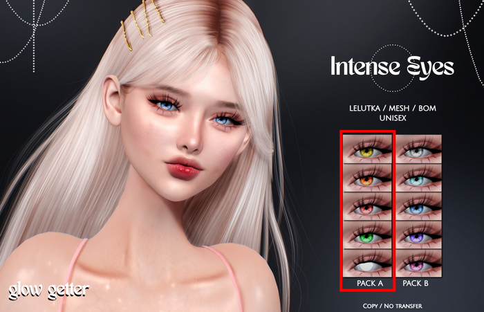 Second Life Marketplace - GG - Intense Eyes [Pack A]